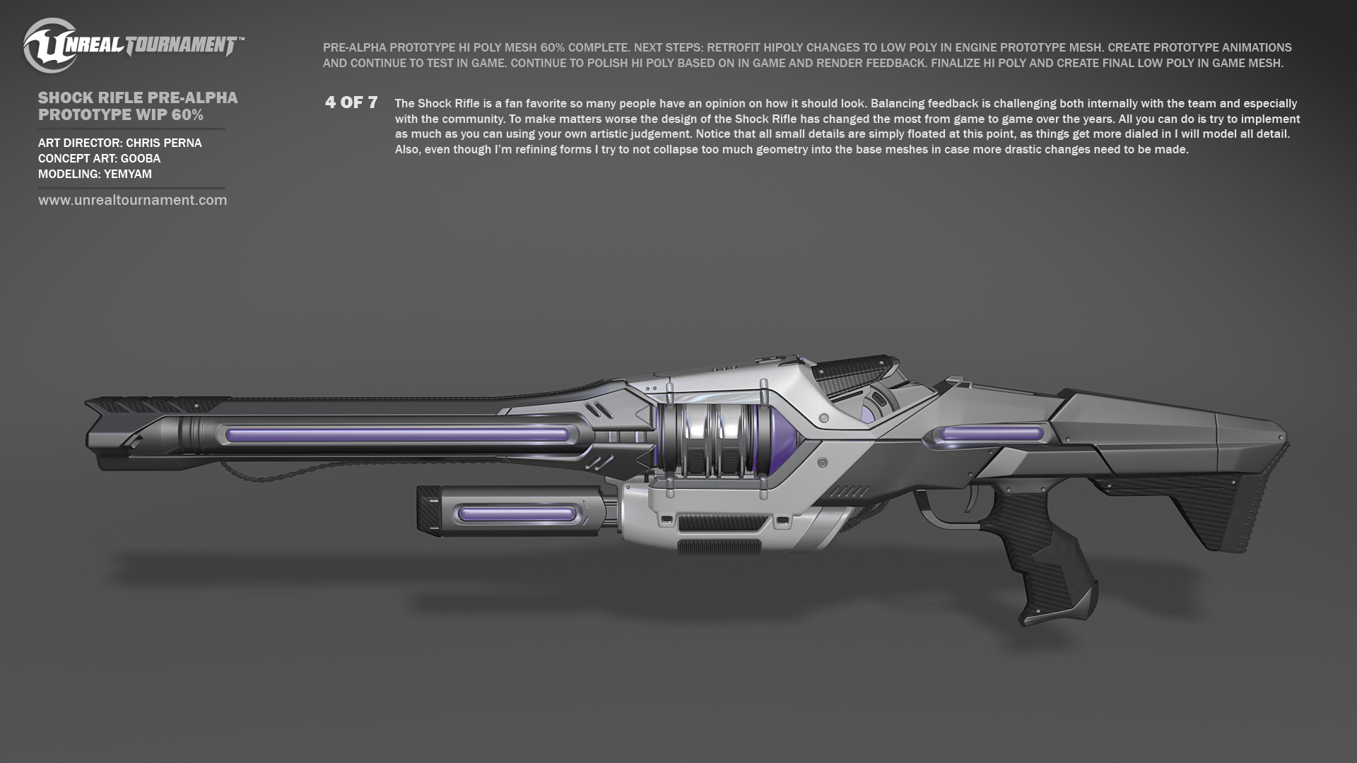 Unreal Tournament » Community Map Review, Shock Rifle Progress